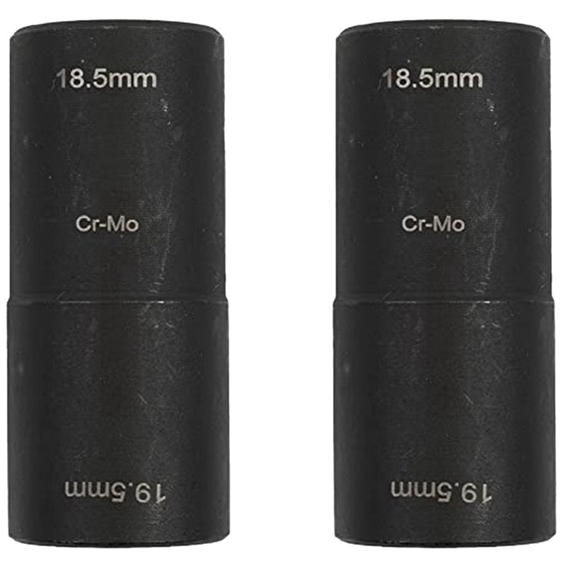 2PCS Nut Removal Sockets Damage Socket Tool Deep Long Flip Impact Set ...