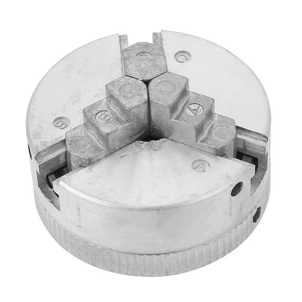 【Z011 Metal 3 Jaws Manual Lathe Chuck Clamp Self-Centering Mini Drill ...