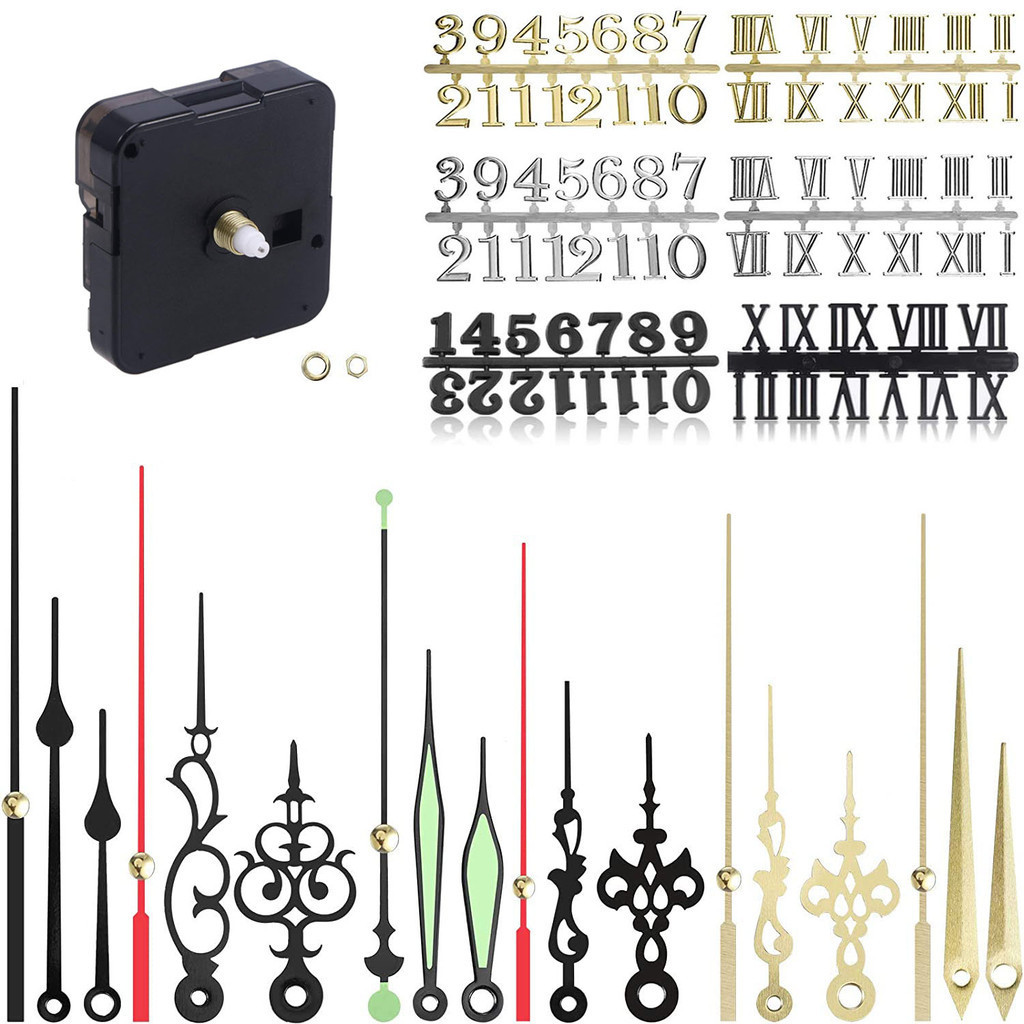 1 Set Complete Quartz Clock Dial Repair Kit Including Quartz Clock ...