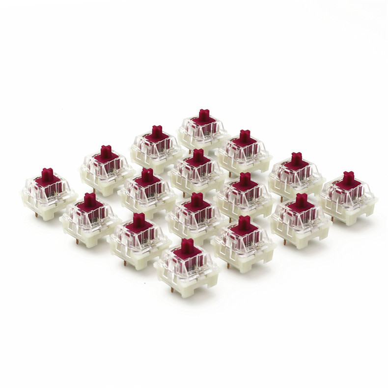 웃KTT Red Wine Switch Mechanical Keyboard DIY Customized Linear Switch ...