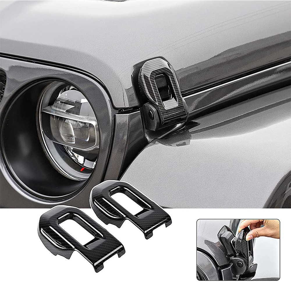 ☁For Jeep Wrangler JL JLU Gladiator JT 2018-2023 ABS Car Engine Hood ...