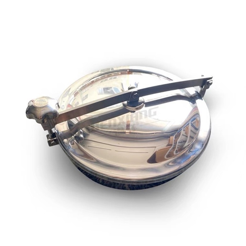 ☟DN350 304 Stainless Steel Normal Pressure Manhole Cover Sanitary Quick ...