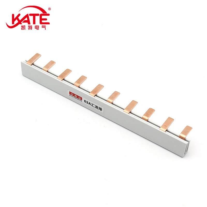 2P Pin Type Busbar 4-12 Way Copper Bar Terminal Block for MCB DZ47 Air ...