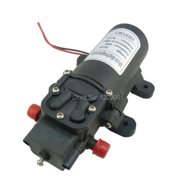 1pcs DC Diaphragm Pump 12v 45W 4L/min Return Valve Type Small 12 Volt ...