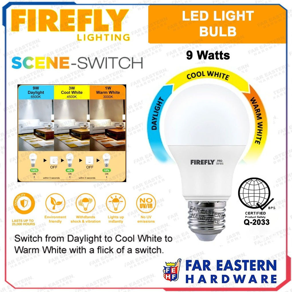 FIREFLY Scene Switch LED Light Bulb Warm White | Cool White | Daylight ...