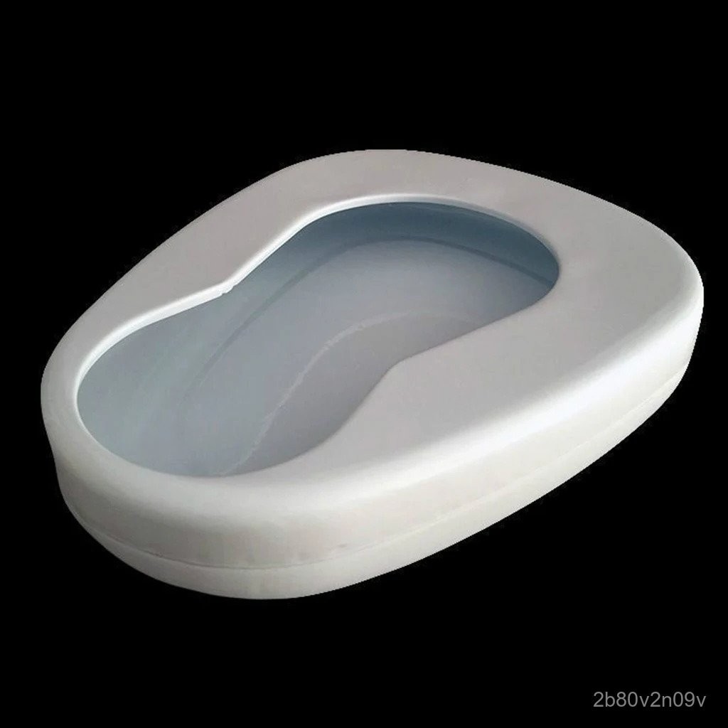 Portable Bedpan, Metal Smooth Contoured Bed Pan Seat Urinal ...