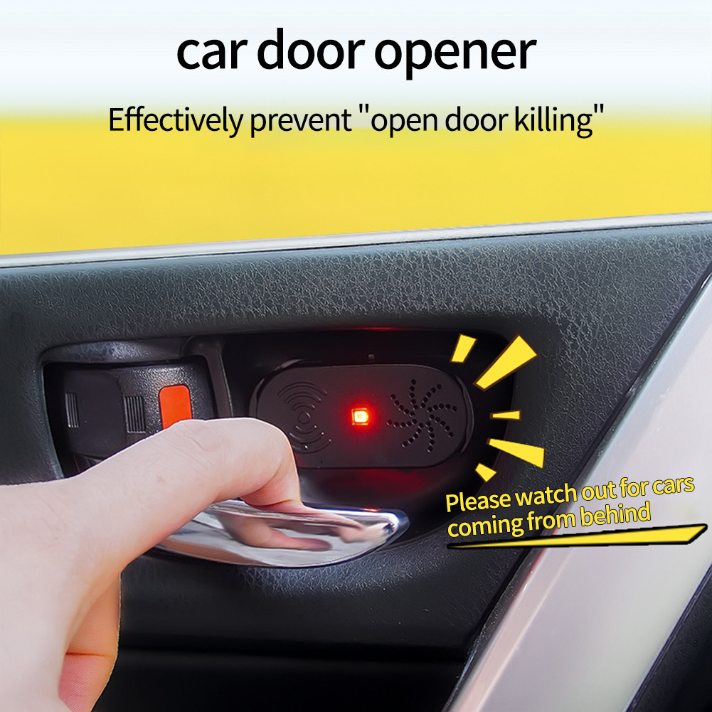 ☺Smart Sensor Alarm Car Door Opening Anti-Collision Device Voice ...