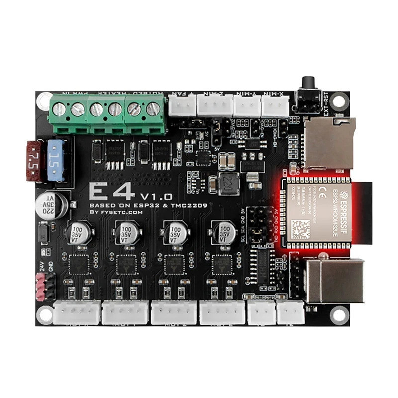 3D Printer Motherboard E4 V1.0 ESP32 Motherboard Control Board ...