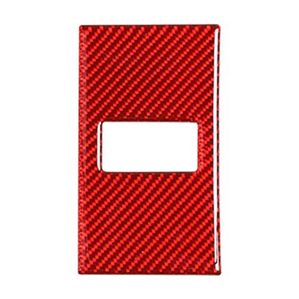 ~Car Red Rear Seat Adjust Button Frame Cover Sticker Trim Interior ...