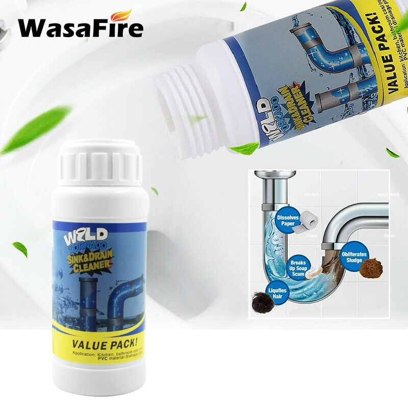 ⋚Home Powerful Pipe Dredging Cleaner Pipe Powder Sink Drain Bottled ...