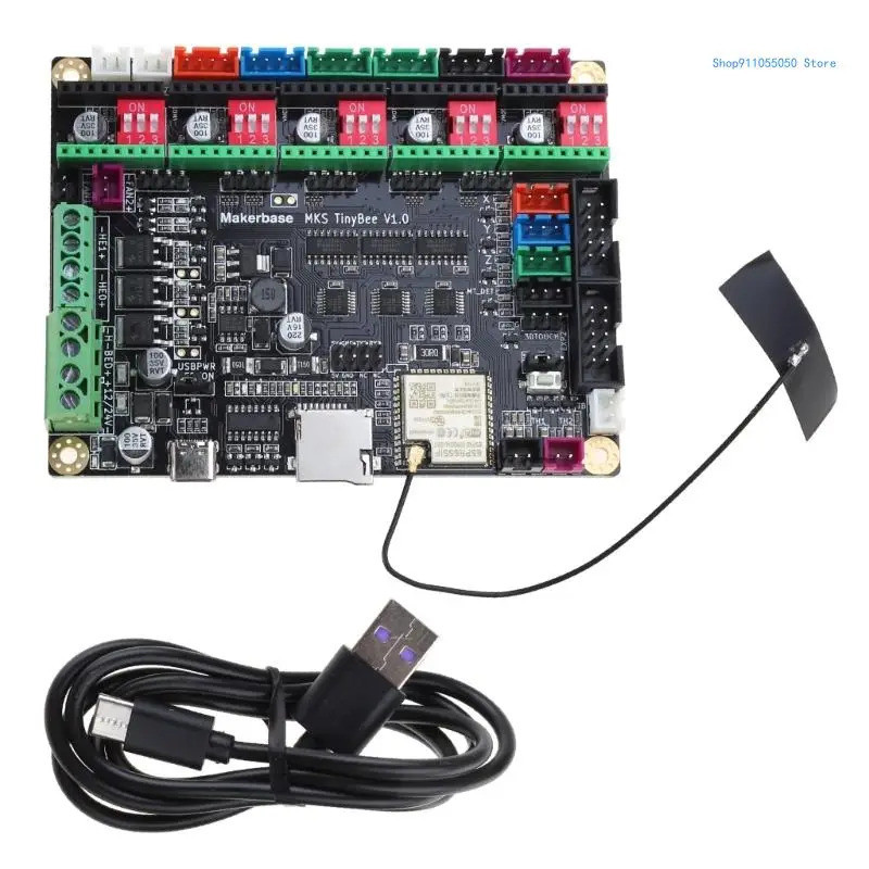 Makerbase TinyBee Motherboard 32Bit 3D Printer Control Board ESP32 MCU Wifi C5AB | Shopee ...
