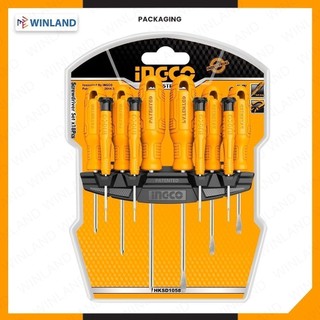 Ingco by Winland 10PCS Screwdriver and Precision Screw driver Set (SS ...
