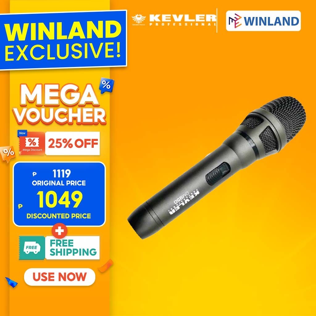 Kevler by Winland DM950 Professional Mic Super Cardioid 10 Meter Wired ...
