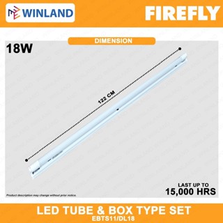 Firefly by Winland T8 Led Tube & Box Type Set 18w LED Lamp EBTS11/DL18 ...
