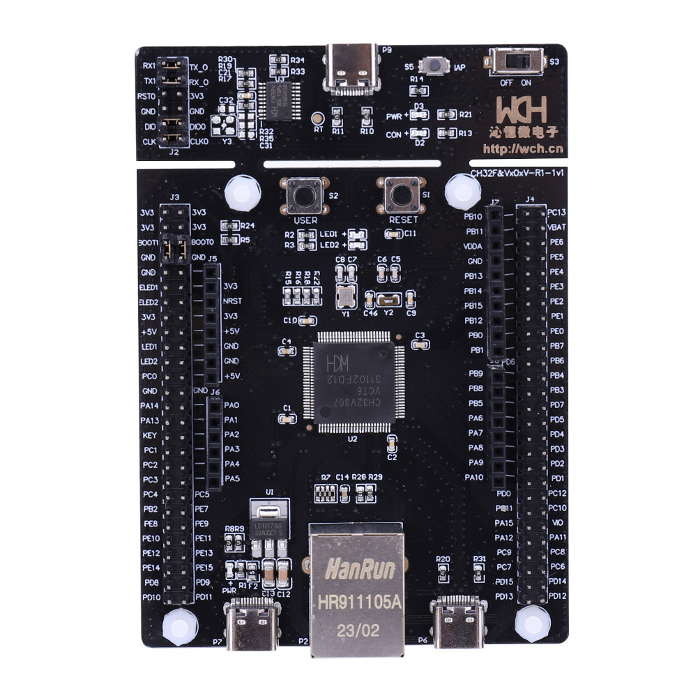 CH32V307V-EVT-R1 CH32V307 Evaluation Board RISC-V MCU Onboard WCH-link ...