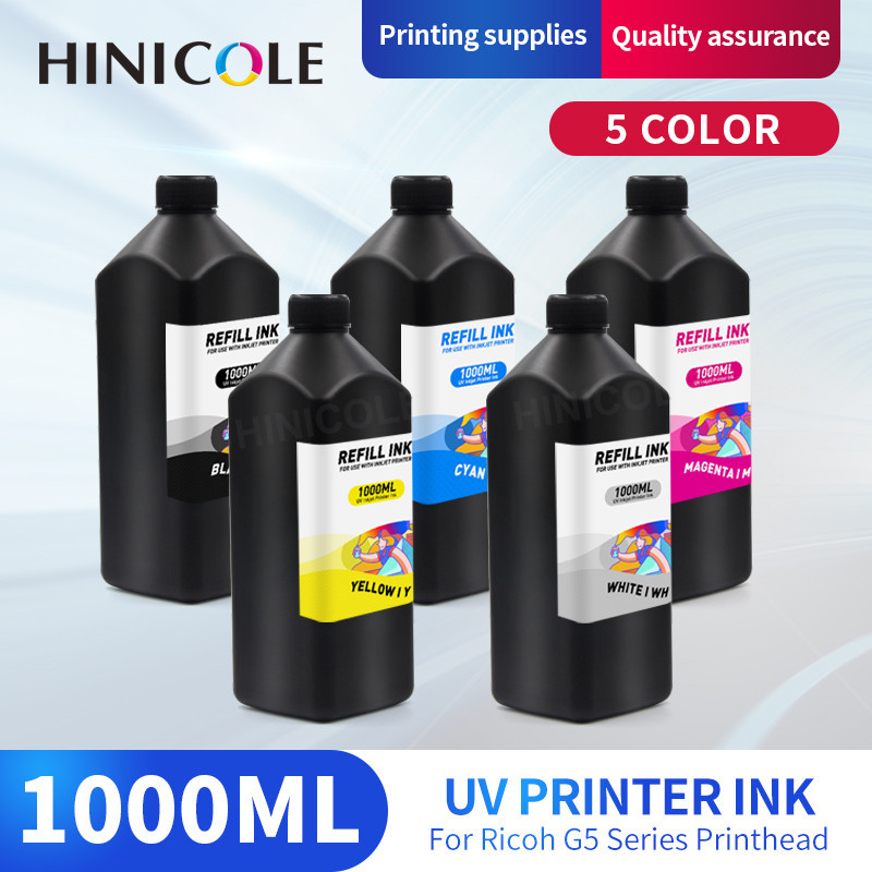 1000ML LED Curable UV Ink For Ricoh Gen3 Gen4 Gen4L Gen5 Gen5i Gen5S Gen6 G3 G4 G5 G5i G6 ...