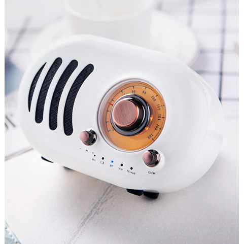 ♠Bluetooth Audio Retro Radio with FM Function, Powerful Sound Classic ...
