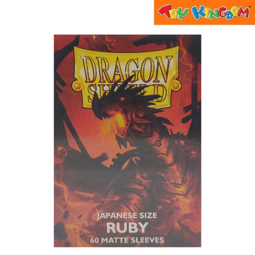 Arcane Tinmen Dragon Shield Ruby Matte 60 Japanese Size Card Sleeves ...