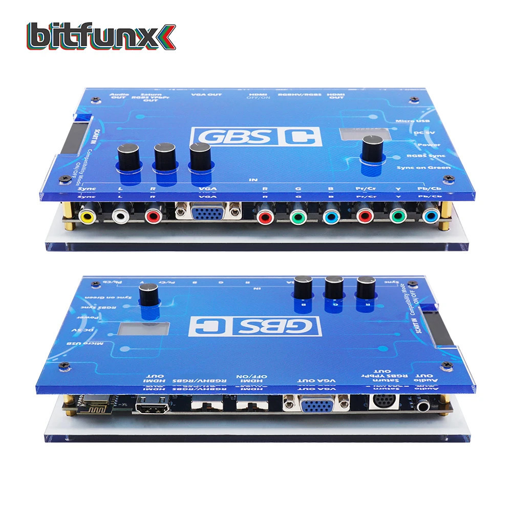 BitFunx GBS Control Upscaler GBSC Vido Converter RGBS VGA Scart Ypbpr Signal to VGA HDMI Upsca}u ...