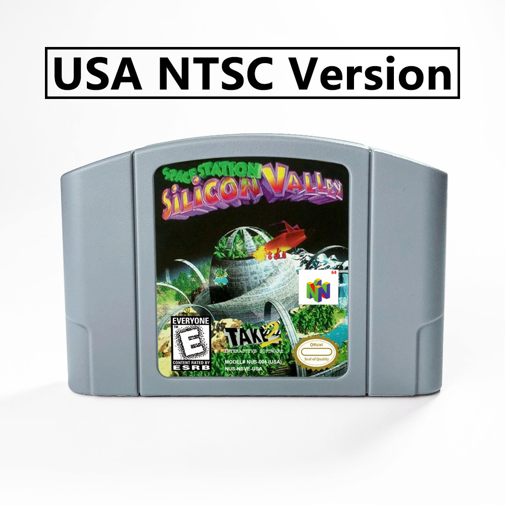 -SpaceStation Silicon Valley 64 Bit Game Cartridge USA NTSC version or ...
