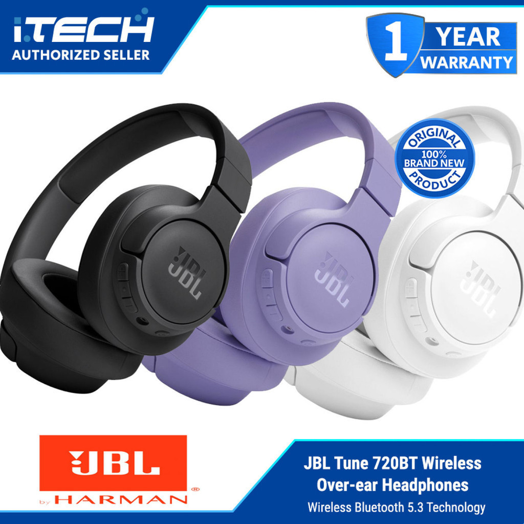 JBL Tune 720BT Wireless Over-ear Headphones | Shopee Philippines