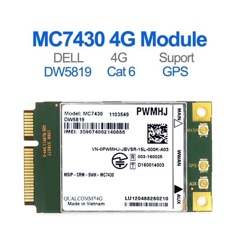 ⓛPCIe mini Card LTE CAT6 HSPA+ GNSS WWAN Card USB3.0 MBIM interfaces ...
