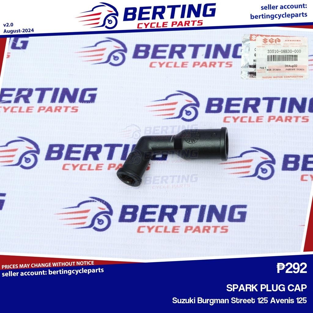 SGP SPARK PLUG CAP Suzuki Burgman Street 125 Avenis 125 Genuine 33510 ...