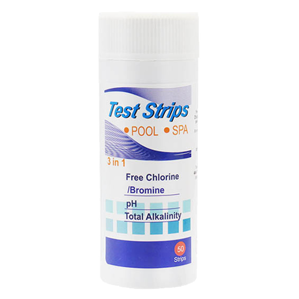 ┲50pcs Test Strips Multipurpose 3-in-1 Residual Chlorine PH Value ...