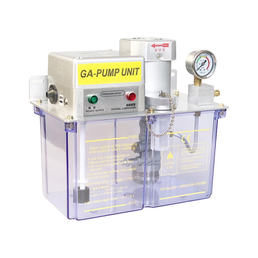 ⊹Thin Oil/Grease 4L 5L 220V Transparent Oil Tank Automatic Lubrication ...