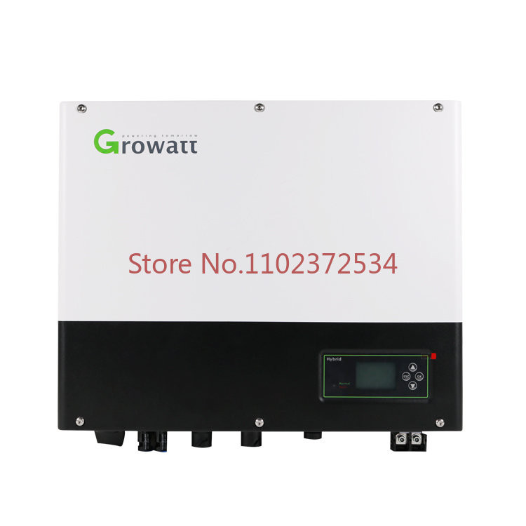 ☪Growatt SPH10000TL3 BH 10KW hybrid solar three phase inverter high voltage lithium battery ...