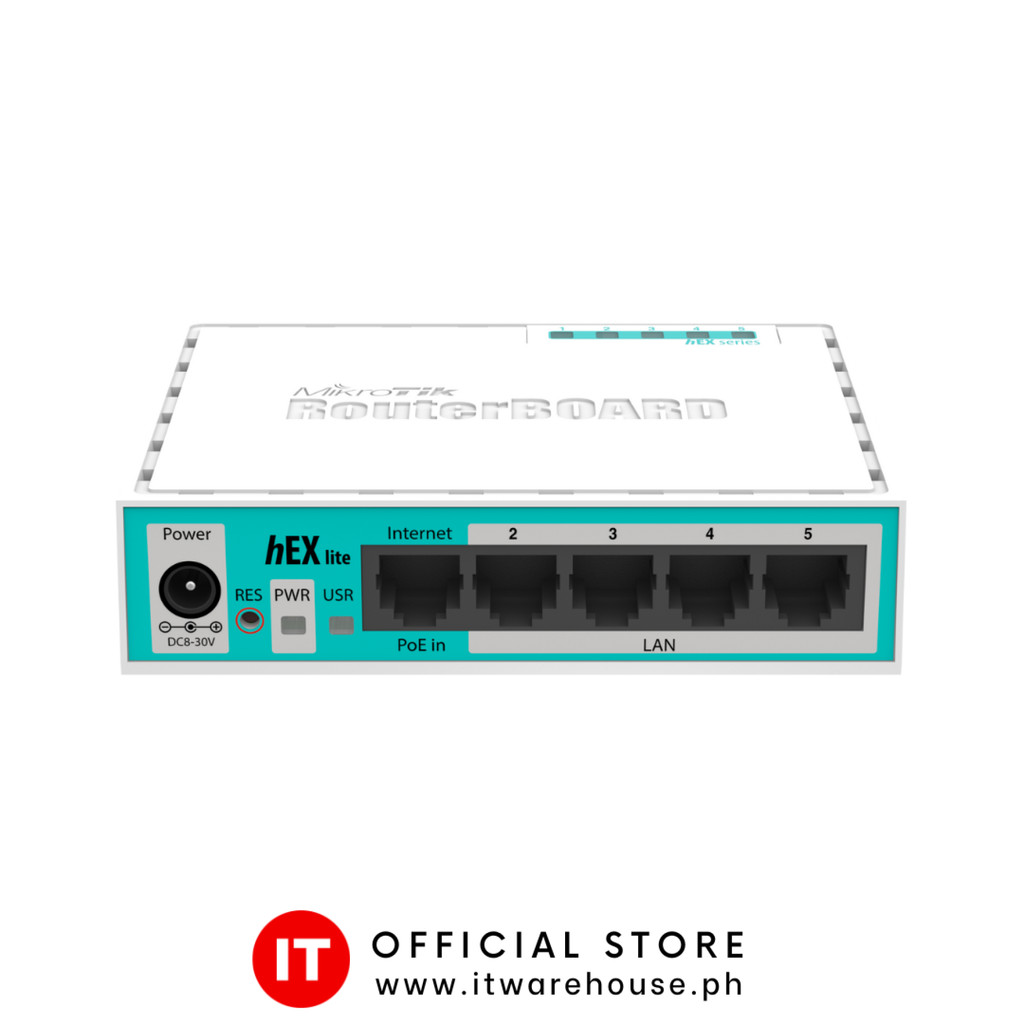 MikroTik RB750r2 hEX Lite - Bandwidth Management Router for PisoNet ...