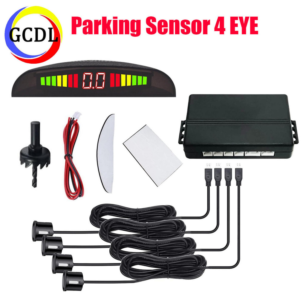 Car Parking Sensor With 4 Eye Radar System Parking Sensor Kit Rear ...