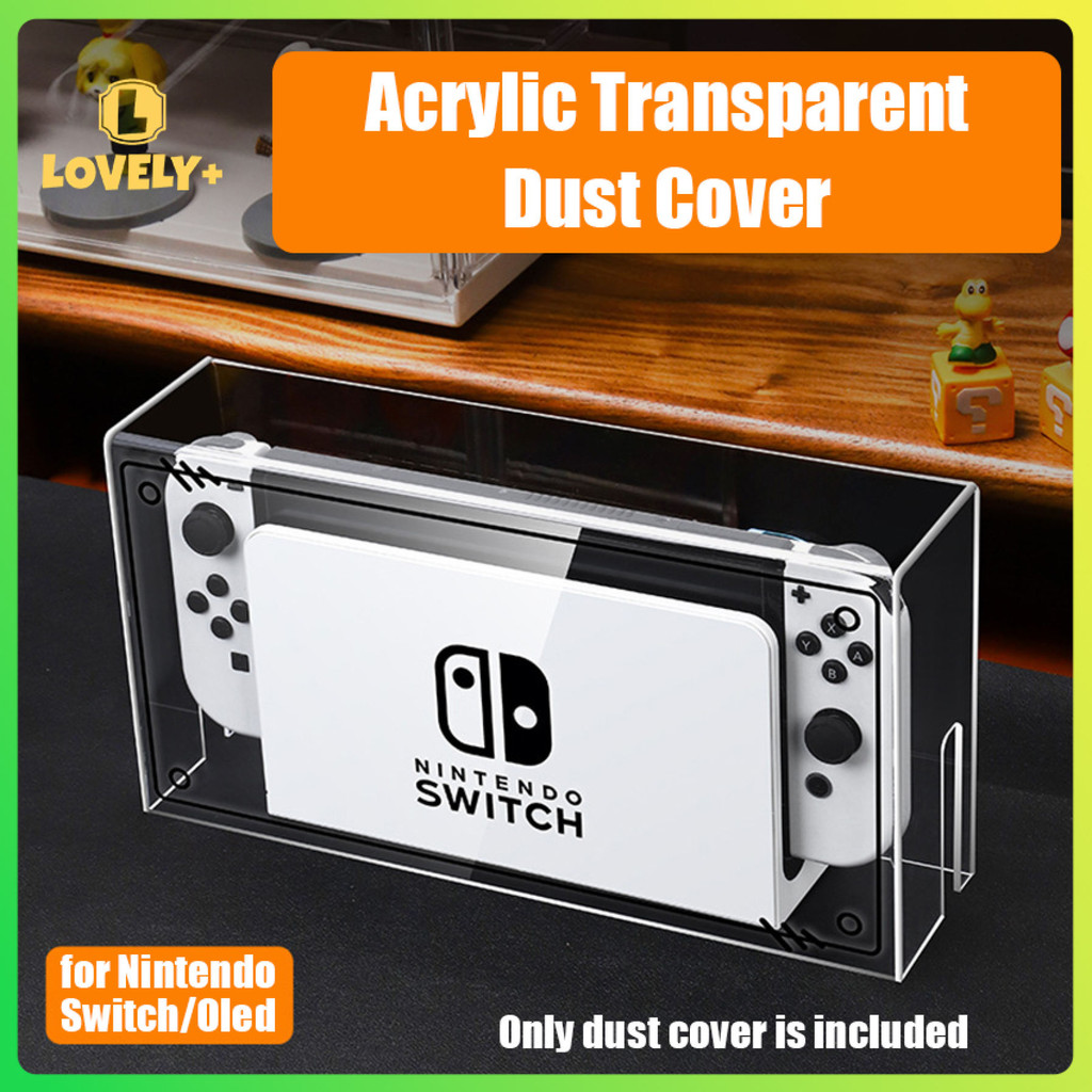 Transparent Acrylic Display Box For Nintendo Switch OLED Dust Cover ...
