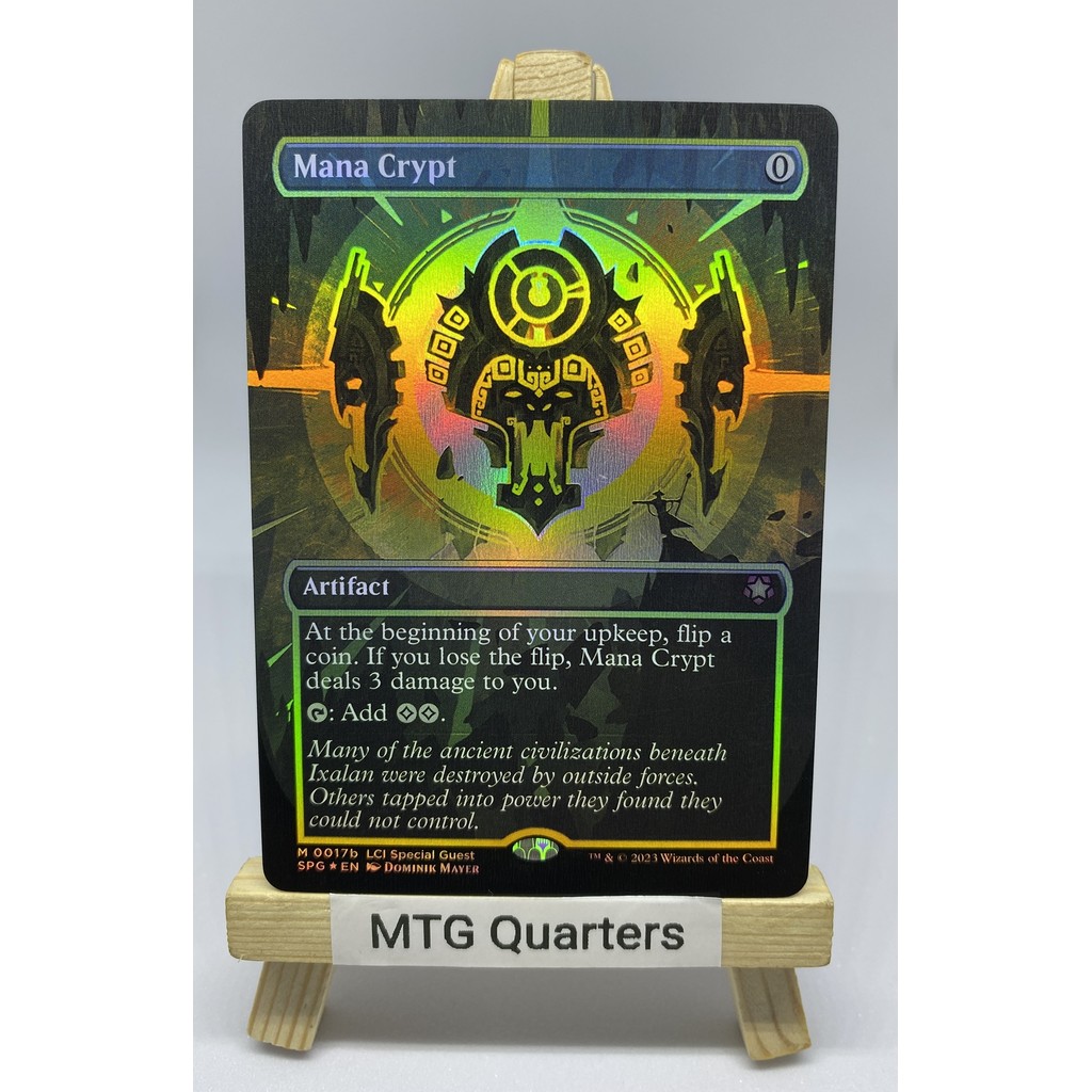 MTG Proxy Card - Mana Crypt #17b (Borderless Foil) | Special Guests ...