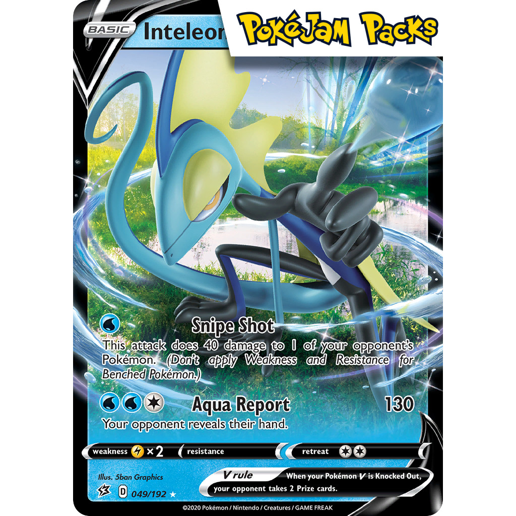 Inteleon V - 049/192 - Ultra Rare - Rebel Clash - Pokémon TCG | Shopee ...