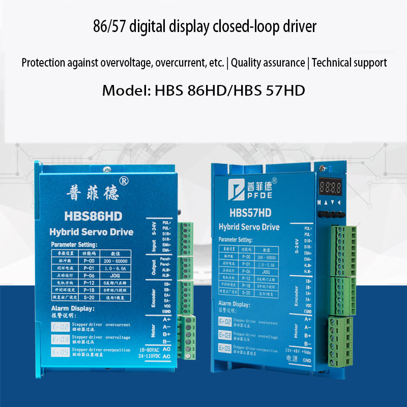 【57/86 two-phase closed-loop stepper motor driver, digital display ...