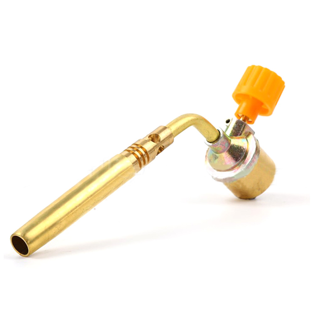 ♚MAPP Propane Gas Torch Self Ignition Trigger Style Camping Brass ...