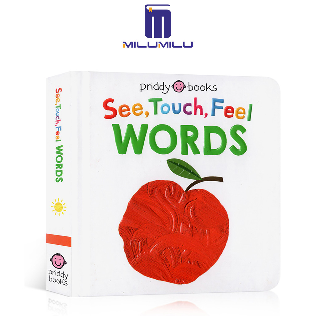 Milu See Touch Feel Words Touch Book Touch Book Toddler Board Book ...