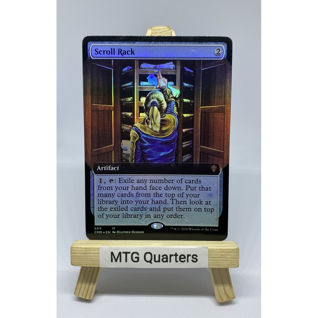 Pr0xy Card - Scroll Rack (Extended Art Foil) | Commander Legends (CMR) | Shopee Philippines