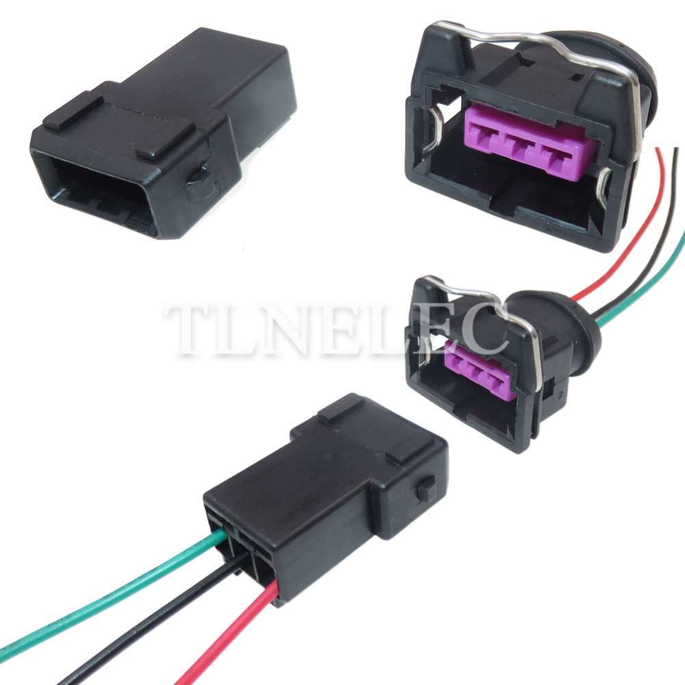 3 Pin Way Car Male Female Docking Connector with Wires Auto Stepper ...