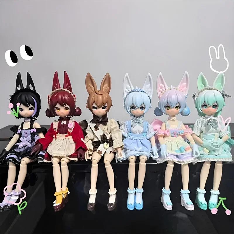 In Stock Original Ufdoll Mini Tea Series Blind Box Movable Bjd Doll ...