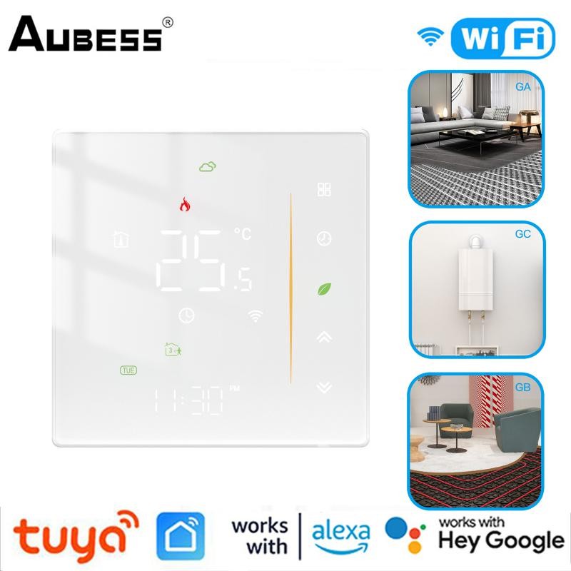 유Tuya WiFi Electric Thermostat Smart Life Floor Heating Water/Gas Boiler Temperature Control Sup ...