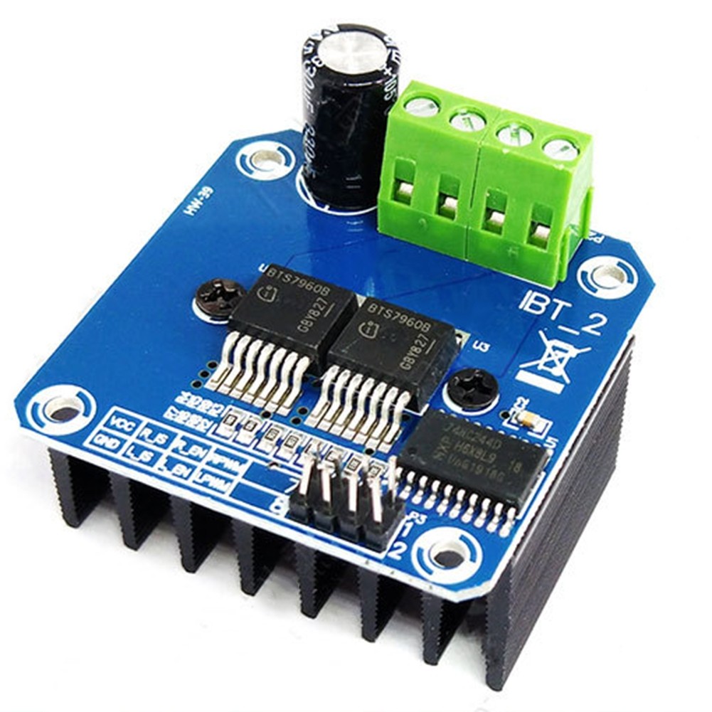 ๑High-Power Car Motor Drive Module BTS7960 43A Current Limiting ...