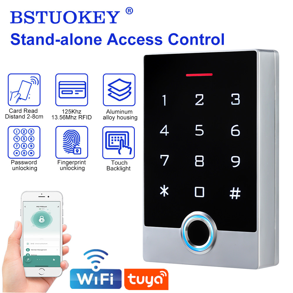 Wifi Fingerprint Smart Electric Door Lock Touch Keypad with Digicode ...