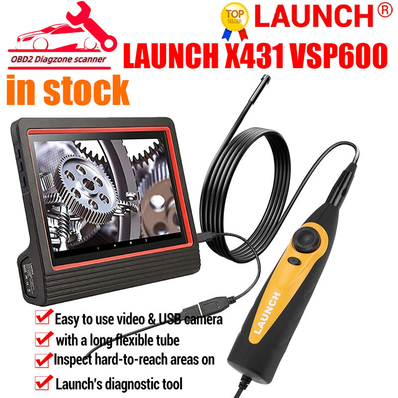 ⋌LAUNCH X431 VSP600 X431 VSP-600 Camera HD Endoscope Car Inspection ...