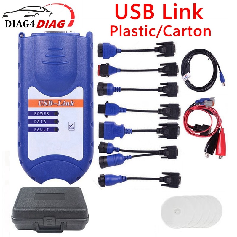 ☯Newest For NEXIQ USB LINK 125032 Diesel Truck Interface OBD2 ...