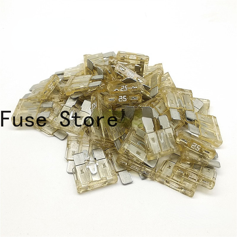 ⚕10PCS Imported Medium Size Plug-in Automotive Fuse/piece 0257025.PXPV ...
