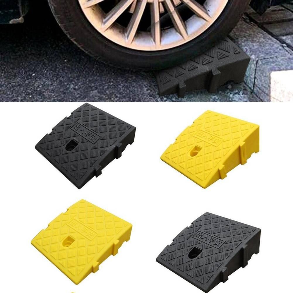 ☢New Car Wheel Driveway Ramps Anti-Slip Portable Wheel Chock Heavy Duty ...