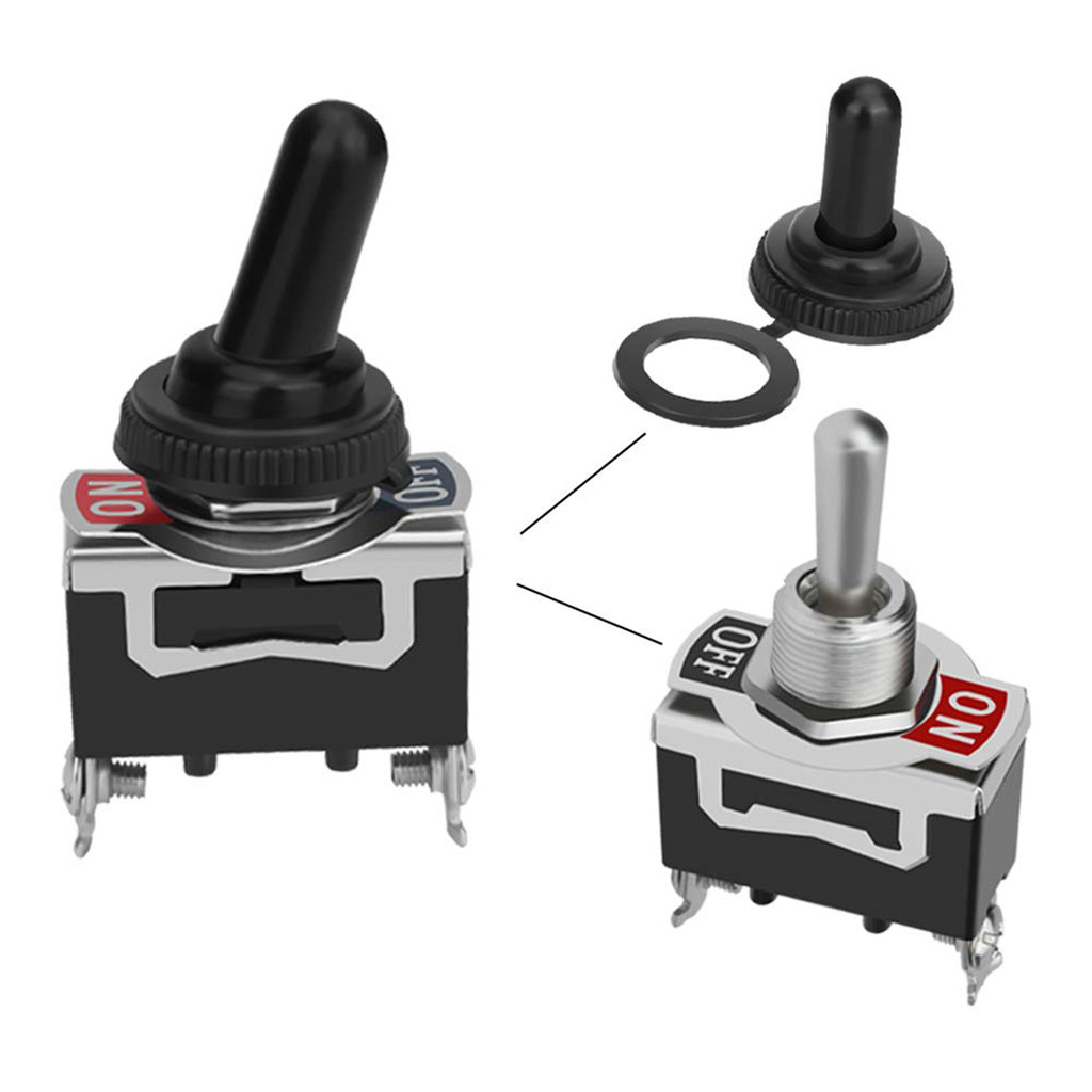 1-4PCS Heavy Duty Rocker Toggle 20A 125VAC ON OFF Toggle Switch Car ...