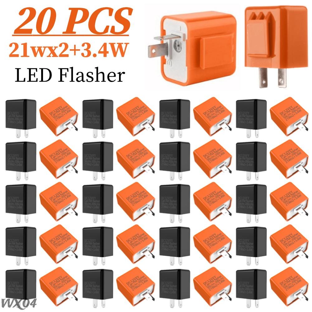 20pcs Turn Signal Indicator 3 Gear DV 12V Flasher Adjustable Motorbike ...